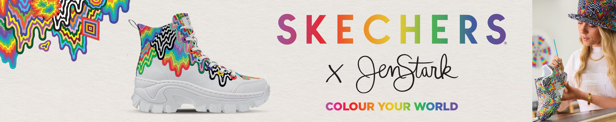 Skechers x Jen Stark Collection | SKECHERS
